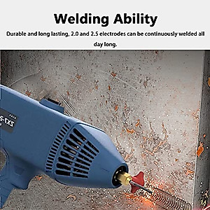Portable ARC Welder, 110V/220V Handheld Welder Gun, 250 Amp IGBT LCD Digital Display, Welding Machine With Welding Gloves, Welding Helmet, Welding Brush, Welding Ground Wire, Welding Rod 2 220V
