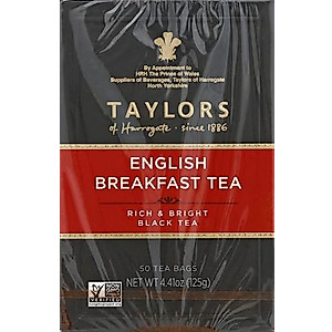 Taylors of Harrogate English Breakfast, 50 Teabags
