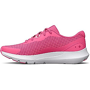 Under Armour Women's Surge 3 -Running Shoe, (602) Pink Punk/Pink Punk/White, 6.5