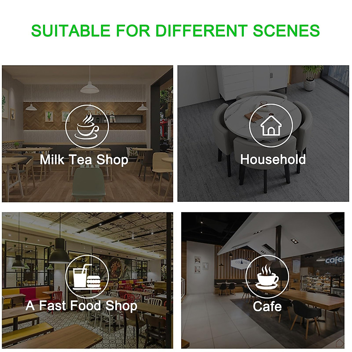 Small Office Reception Room Club Table and Chair Set, Round Table Simple Reception Table and Chair Set, Space-Saving Small Meeting Room Table, Coffee Kitchen Living Room Milk Tea Shop ( Color : Brown