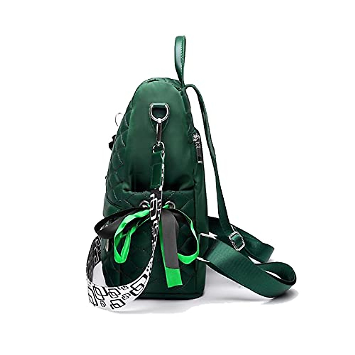 LTDH Women Backpack Purse Anti Theft Rucksack Portable Shoulder Large Travel Daypack For Girls (Green), 28*14*30CM