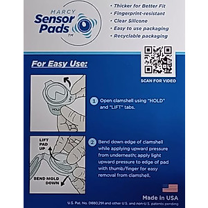 Marcy Adhesives Auto Rain Sensor Pad Lens Fits Between Sensor & Glass for BMW Models See Fitment