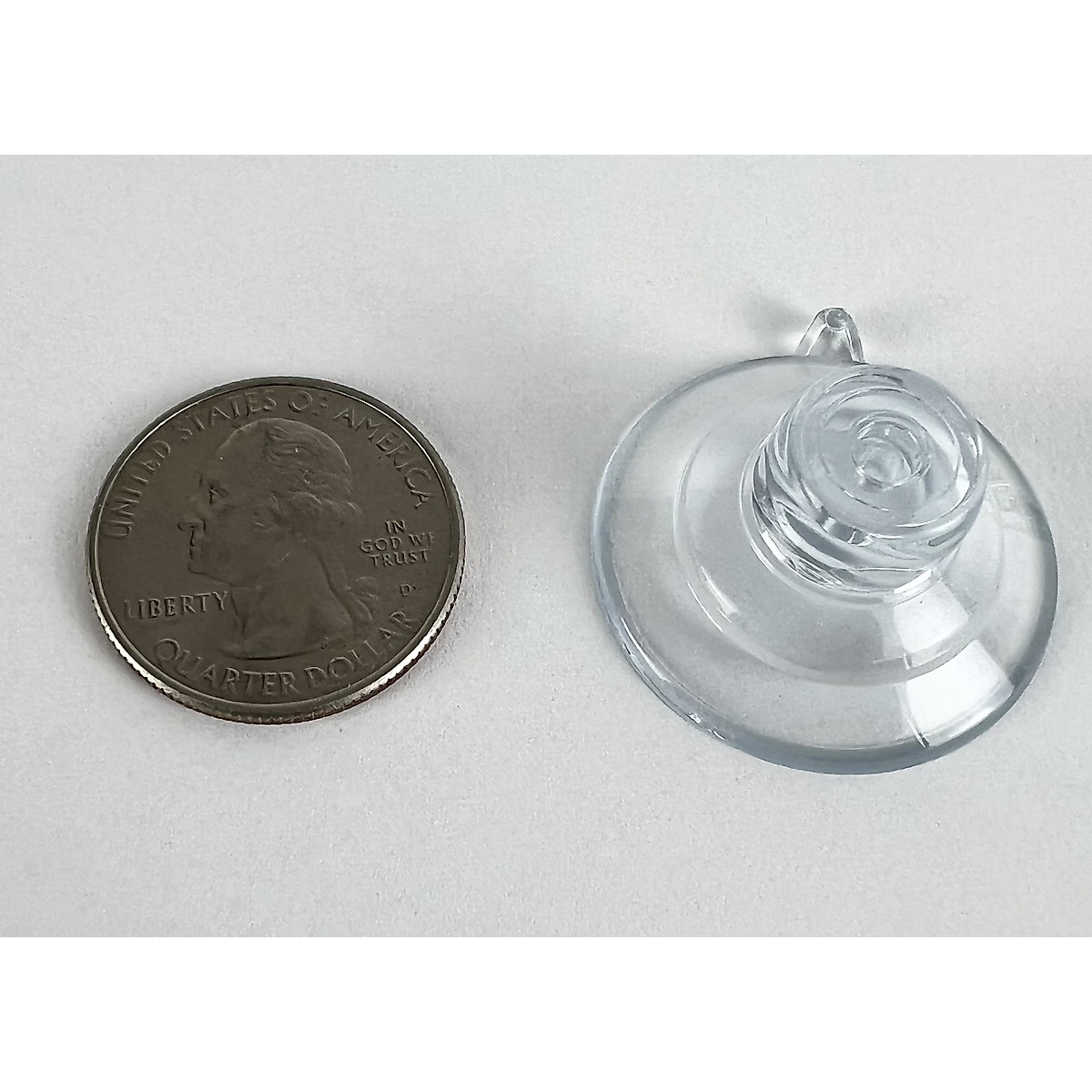 Wis-Sales (8-Pack Small 1 1/4 Inch) Pennsylvania Heavy Duty Suction Cups with Screws Signs, Radar Detector, thermometers, Bird feeders, and more.