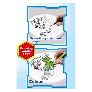 Nickelodeon PAW Patrol: Drawing Projector, Draw Your Favorite Pups, 6 Easy to Change Images, Sketching, Kids Ages 3+