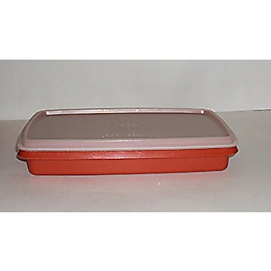 Vintage Tupperware, Paprika Red, Meat Cheese or Deli Keeper