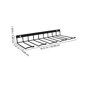 Veemoon Electric Drill Storage Rack Hand Tools Power Drill Storage Shelves Cordless Drills Storage Racks Tool Room Supplies Multifunctional Storage Rack Electric Drill Holder Black Iron