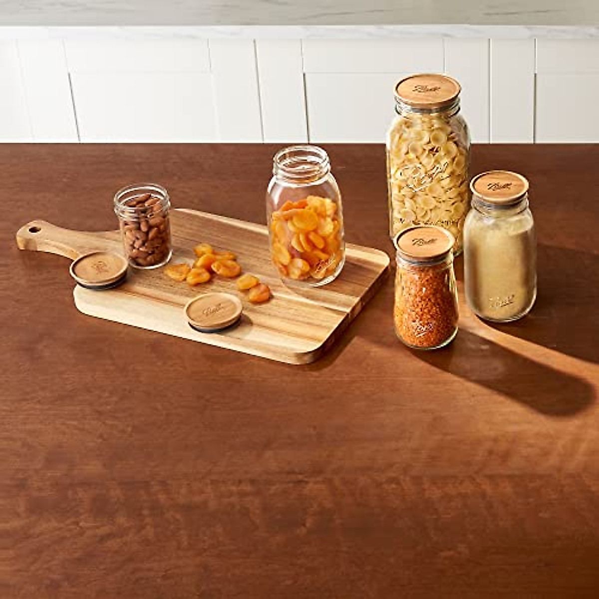 Ball Jar Wooden Storage Lids