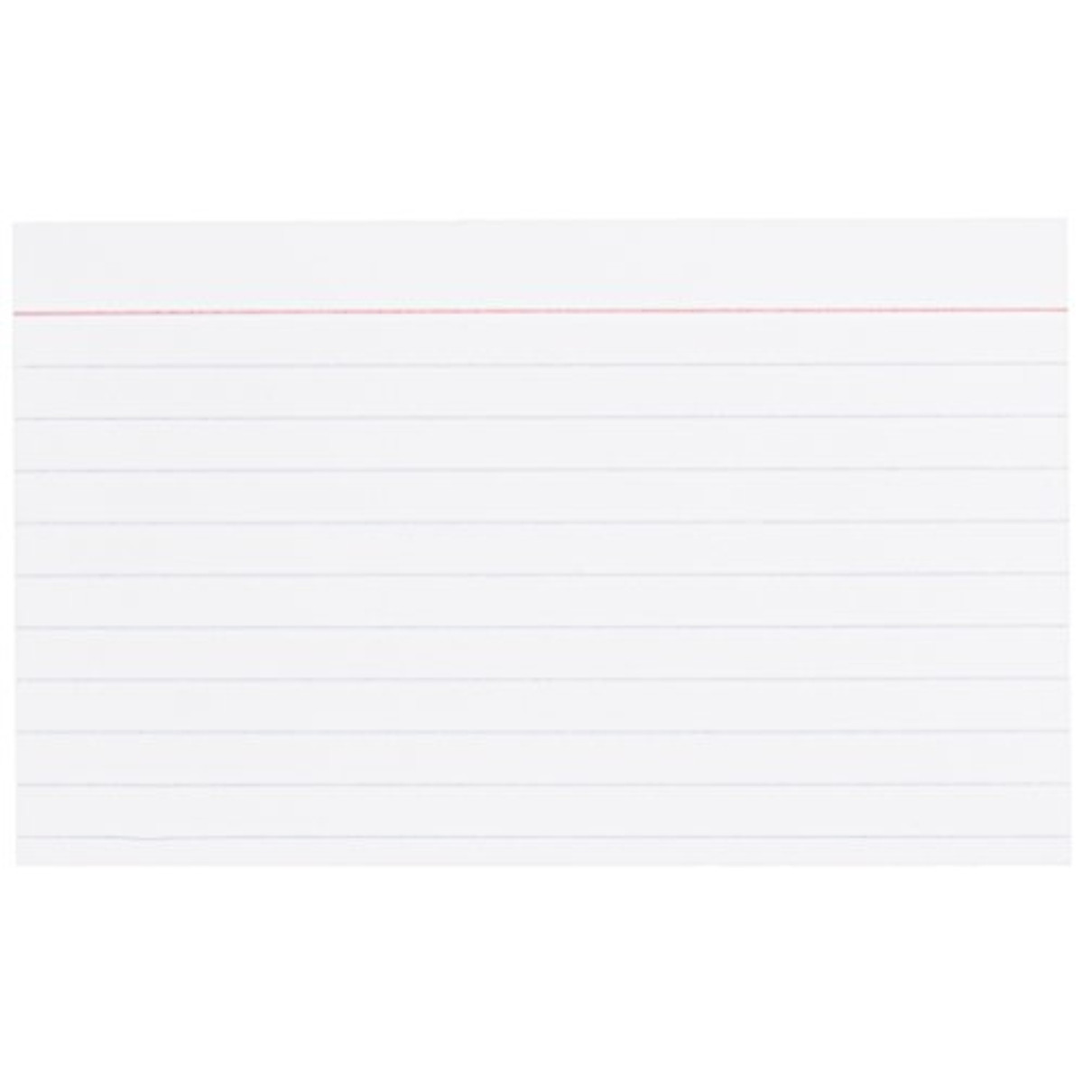 Amazon Basics Heavy Weight Ruled Lined Index Cards, White, 3x5 Inch Card, 100-Count