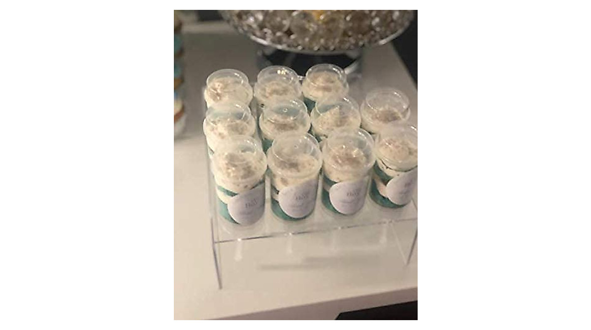 20 Hole Push Pop Cake Stand & 24 Clear Push-Up Shooters | Elegant ...