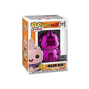 POP Animation 3.75 Inch Action Figure Dragonball Z - Majin Buu Pink Chrome #111 Exclusive