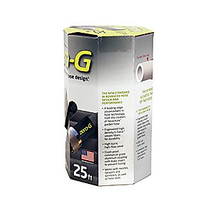 zero-G 25' Lightweight, Ultra Flexible, Durable, Kink-Free Garden Hose, 5/8-Inch by 50-Feet (5/8" x 50', 2-Pack) …