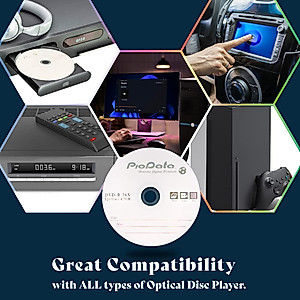 PioData DVD-R 4.7GB 16X Logo Top Blank Media | 100-Pack Cake Box Spindle | Blank DVDs for Burning Video, Bulk Discs for Data Storage