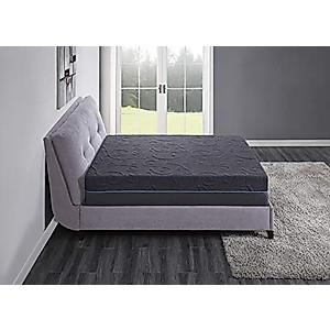 Lexicon Lyra 14-Inch Gel Hybrid Mattress, Queen, Gray