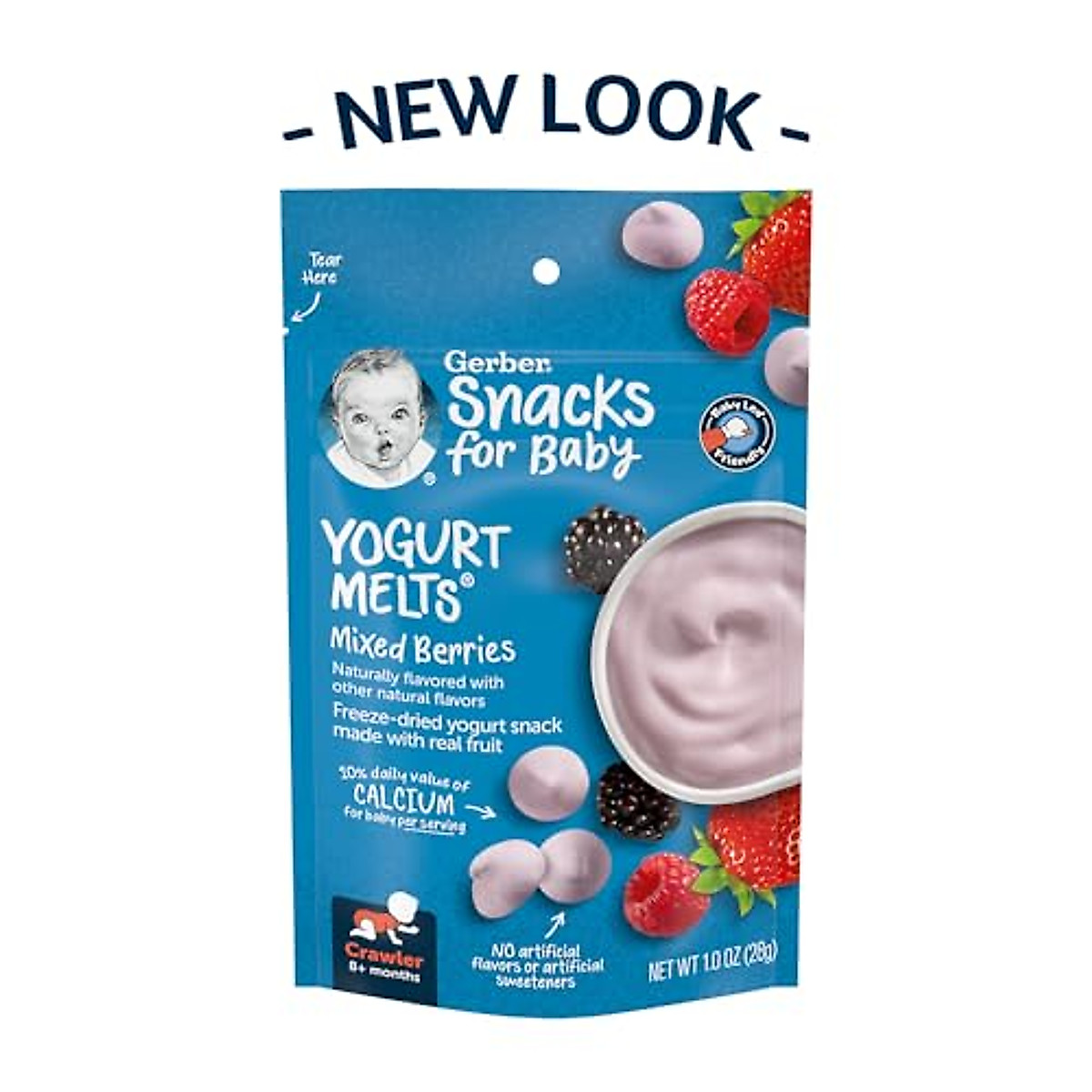 Gerber Graduates Yogurt Melts, Mixed Berry, 1 Ounce