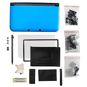 OSTENT Full Housing Shell Case Cover Replacement for Nintendo 3DS XL 3DS LL - Color Blue