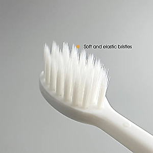MISOdental Advanced Manual Toothbrush for Children (All Slim 3-6), Soft Bristles, Small Head, Refreshing, 4 Pcs, Made in Korea, Included Protection Caps