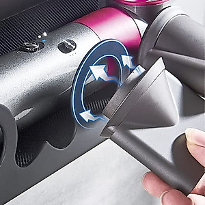 Wall Mount Holder Compatible with Dyson Airwrap Styler and Dyson Supersonic Hair Dryer, 2 in 1 Organizer Stand Storage Shelf Compatible with Dyson Curling Iron Wand for Bathroom Bedroom