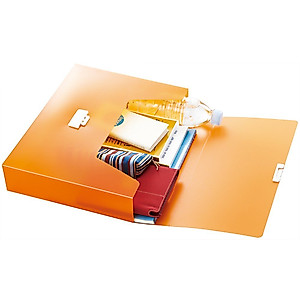 King Jim A4 70mm 294TSPW Simply Grip Type Carrying Case Blue