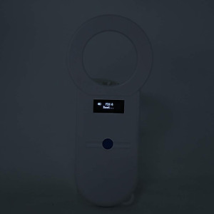 Pet Microchip Scanner, 134.2kHz Pet ID Scanner, Rechargeable Pet Tag Scanner IOS11784/IOS11785/FDX‑B, Universal RFID Animal Handheld Reader with OLED Display for Animal/Pets/Dogs/Cats/Pigs