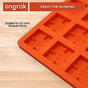 ONGROK Scored Silicone Gummy Molds, 4ml, with Dropper, BPA Free