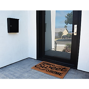 ARCHITECTURAL MAILBOXES 2580B-10 Chelsea Black Locking Wall Mount Mailbox, Medium, Black