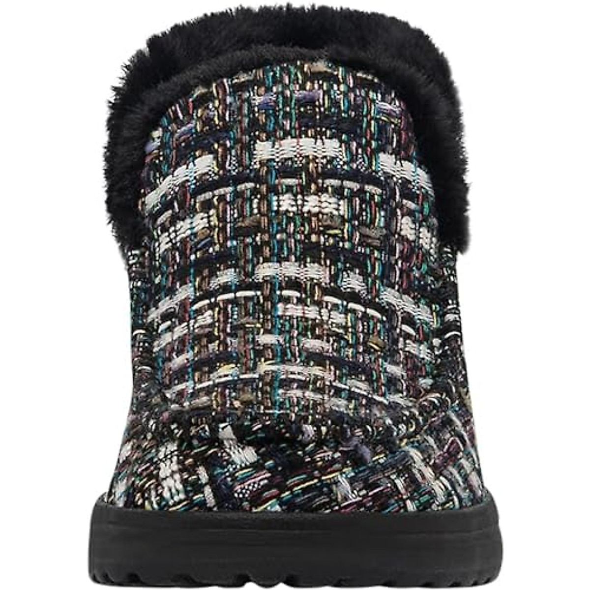 Hey Dude Women's Denny Shoe, Confetti Black, 10 M