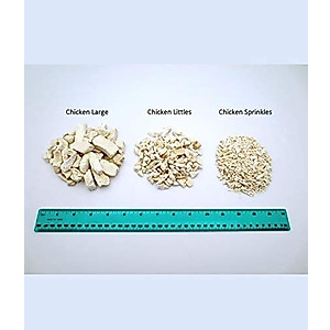 LIFE ESSENTIALS BY CAT-MAN-DOO All Natural Freeze Dried Chicken Crushed Sprinkles Powder for Dogs & Cats - No Fillers, Preservatives, or Additives - No Grain Tasty Treat