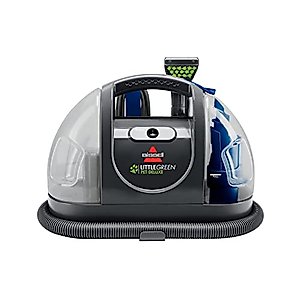 Bissell Little Green Pet Deluxe Portable Carpet Cleaner, 3353, Gray/Blue