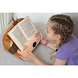 Gifts for Readers & Writers Children's iPad Stand | Cuddly Tablet Stand & Book Holder| Reading Pillow for Bedtime Adventures | Tablet Lap Rest Cushion | Fun Gift for Readers & Book Lovers