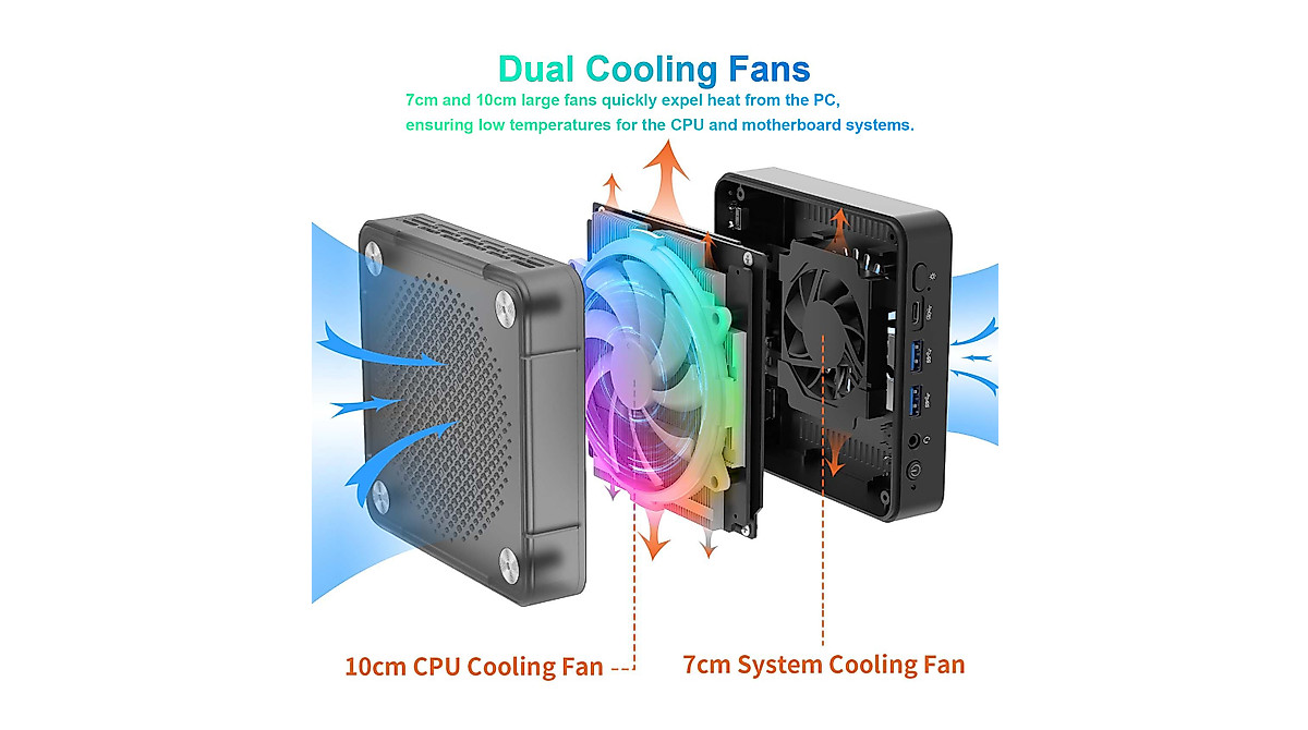 AWOW HA7 Mini PC - High Performance Gaming PC