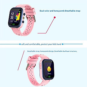 Smart Watch for Boys Girls Ages 3-12 Smart Watch with Video Camera Music Player Call 1.44 in HD Touch Screen Christmas Birthday Gifts