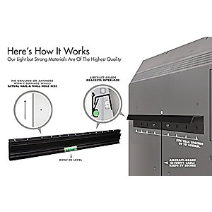 Hangman Products S-2040A No Stud TV Hanger Mount TVs up to 55-Inch