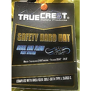 true-Safety Helmet Modern Black/Silver Fiberglass Hard Hat with Cool Air Flow System