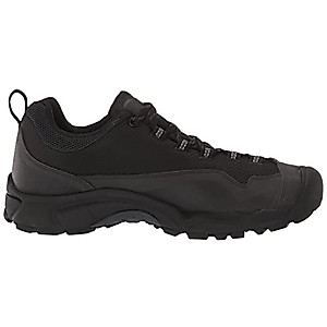 KEEN Men's Wasatch Crest Low Height Offset Laces Waterproof Hiking Shoes, Black/Magnet, 8.5