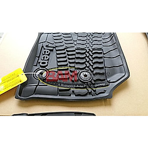 2016-2017 Jeep Wrangler 4 Door Unlimited Slush Mats Front and Rear Set of 3 OEM Mopar