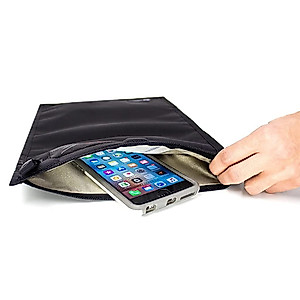 Mission Darkness NeoLok Non-Window Faraday Bag for Tablets (+ Secure Magnetic Closure) // Device Shielding for Law Enforcement & Military, Data Security, Anti-Hacking & Anti-Tracking Assurance