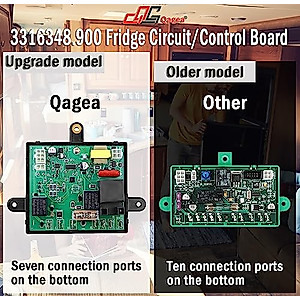 Qagea 3316348.900 Rv Refrigerator Power Module Board, Fridge Circuit/Control Board Replace 3316348.000 Compatible with Dometic DM2652; DM2662; DM2663; DM2852; DM2862; RM2451; RM2454; RM2551; RM2554