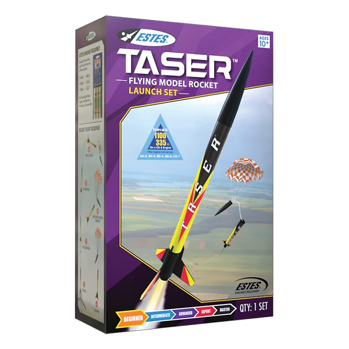 Estes 1491 Taser Rocket Launch Set,Brown/A