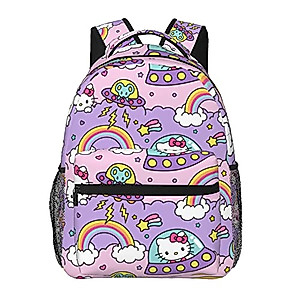 Kawaii Cat Backpack Shoulders Casual Daypack for Girl Adult