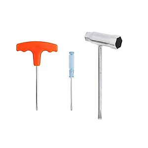 Chainsaw Scrench Chainsaw T Wrench 19mm x 13mm (3/4" x 1/2") And T-Handle T27 Torx Screwdriver Fits Makita Husqvarna Stihl Dolmar Partner Echo Jonsered Poulan Chainsaws