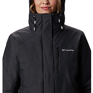 Columbia Women's Whirlibird Iv Interchange Jacket, Black Crossdye, X-Large