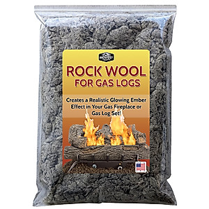 Midwest Hearth Rock Wool for Gas Log - 6 oz. Bag