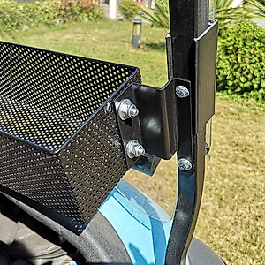 10L0L Golf Cart Front Inner Basket for Club Car DS & Precedent 2001-up, Dash Storage Box Metal Mesh Tray Organizer