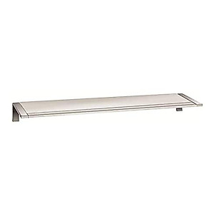 Valsan PS225ES Sensis 22 1/4" Wall Mount Glass Shelf In Satin Nickel