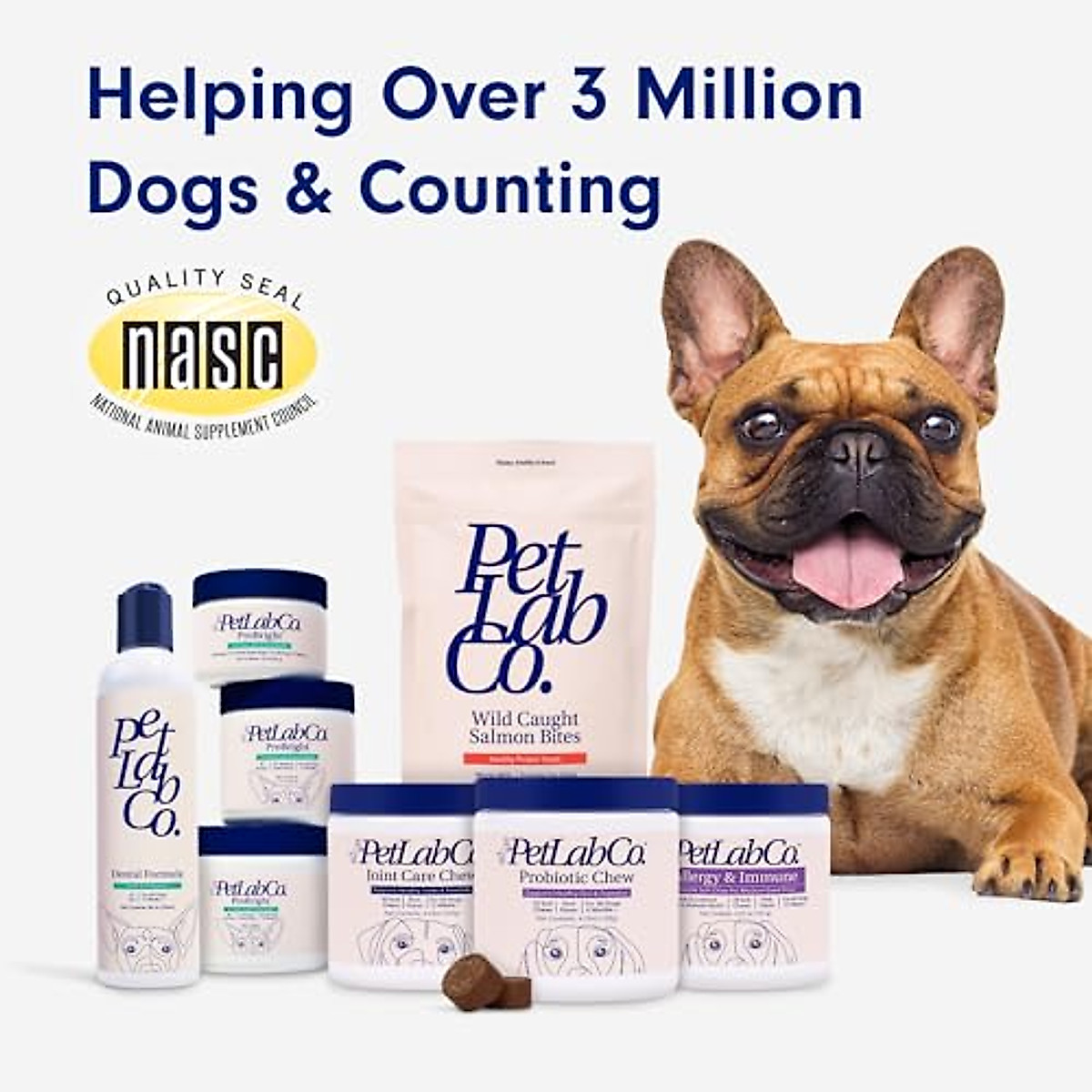 Petlab Co. Dog Dental Formula - Keep Dog Breath Fresh and Teeth Clean - Supports Gum Health - Water Additive Dental Care Targets Tartar - Packaging May Vary