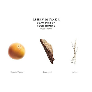 Issey Miyake L'Eau D'Issey Wood & Wood Eau de Parfum Intense Spray for Men, 3.4 Ounce