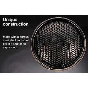 Meinl Percussion SH18 Headed Spark Shaker, Steel with Goat Skin Head