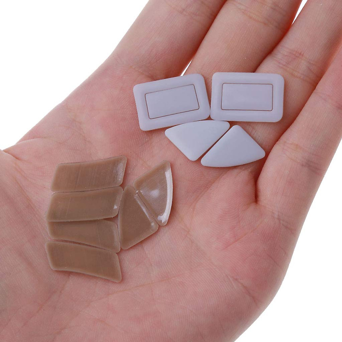 Caralin Tiger Gaming Mouse Feet for Razer Viper Ultimate, Curve Edge, White, PTFE