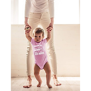 CBTwear Someone Call My Aunt, Mommy's About to Lose Her Mind Baby Bodysuit - Funny Infant Unisex Outfit (6 Months, Pink)