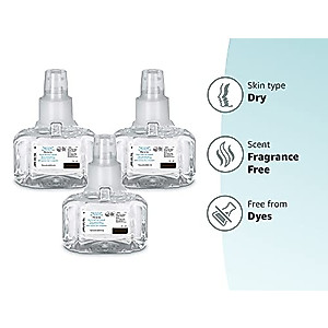 PROVON Clear and Mild Foam Handwash, Fragrance Free, EcoLogo Certified, 700 mL Hand Soap Refill for PROVON LTX-7 Touch-Free Dispenser (Pack of 3) - 1341-03